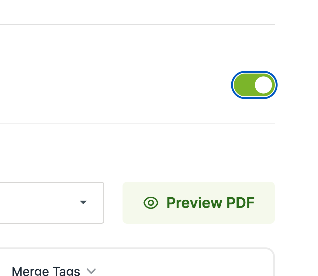 How do I attach a PDF receipt in the Donation Confirmation email ...
