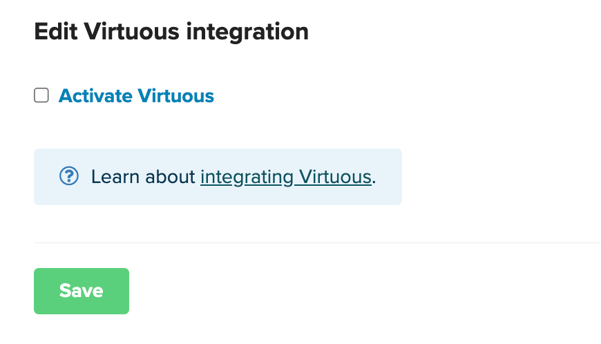 How Do I Disable the Legacy RaiseDonors Virtuous CRM+ Integration ...
